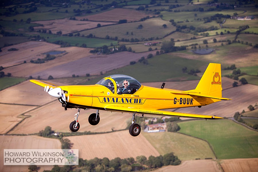 Howard Wilkinson Photography: Aerial photos of Slingsby Firefly