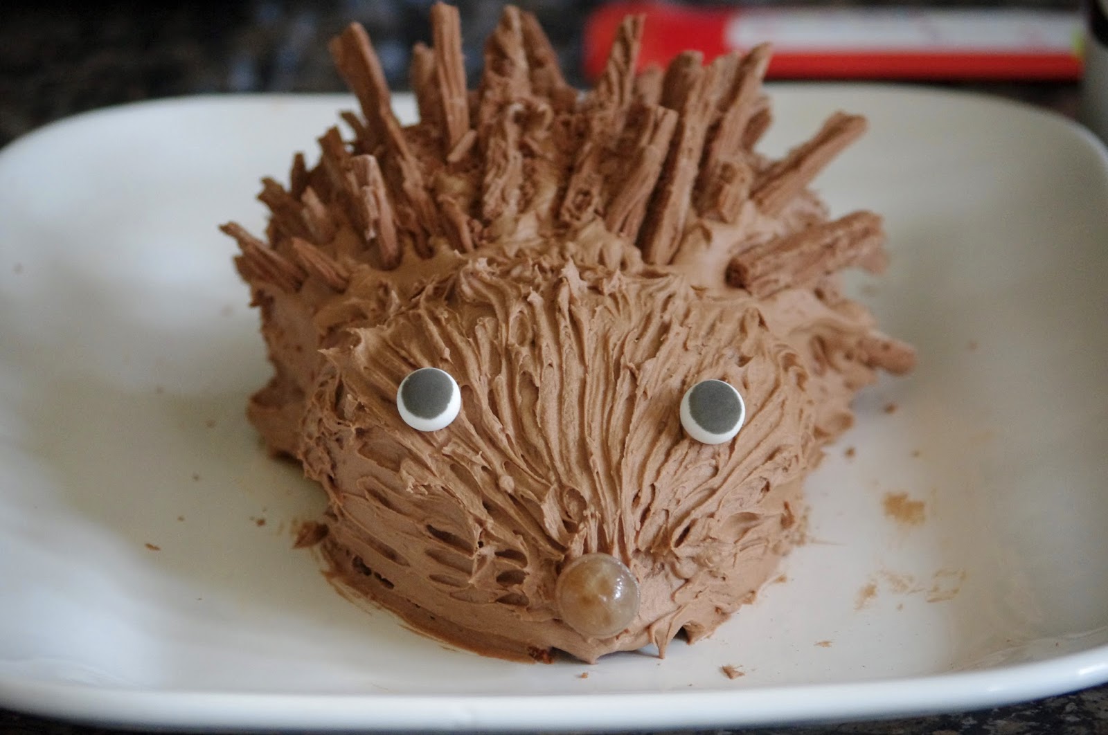 Grazing Kate: Birthday Hedgehog Cake - Handmade by My Daughter
