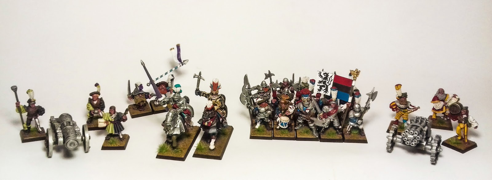THE WORK OF SHAITAN: Warhammer Empire Border Princes Update - Halberdiers