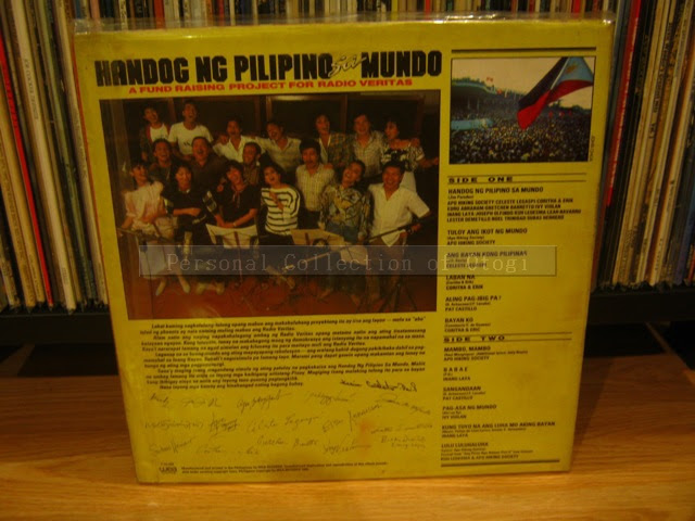 My OPM LP Collection: Various Artist, Handog Ng Pilipino Sa Mundo LP
