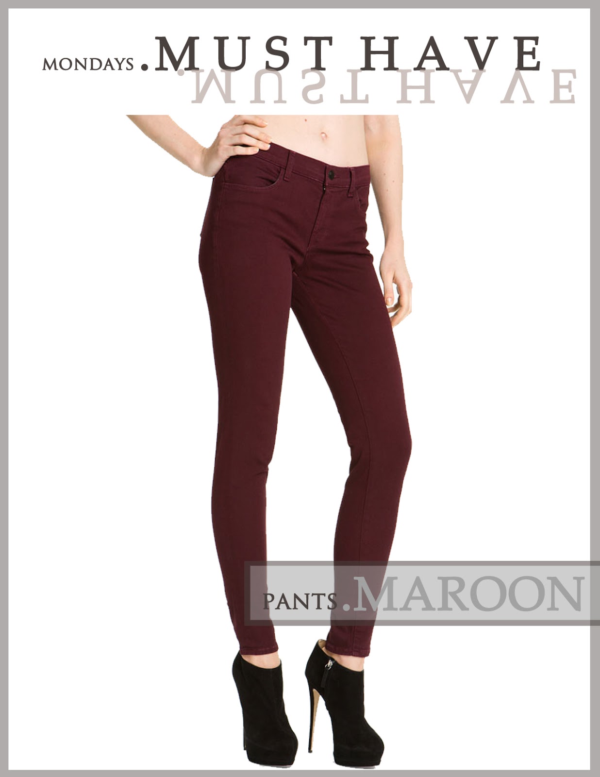 Lam's Style Guide: Must Have Mondays: Maroon Pants
