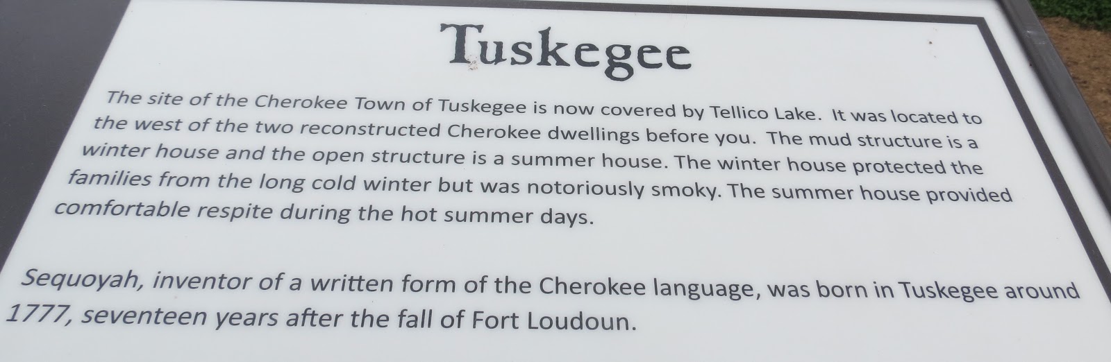 Where's Liz-2013?: Fort Loudoun State Historic Site and Sequoyah ...