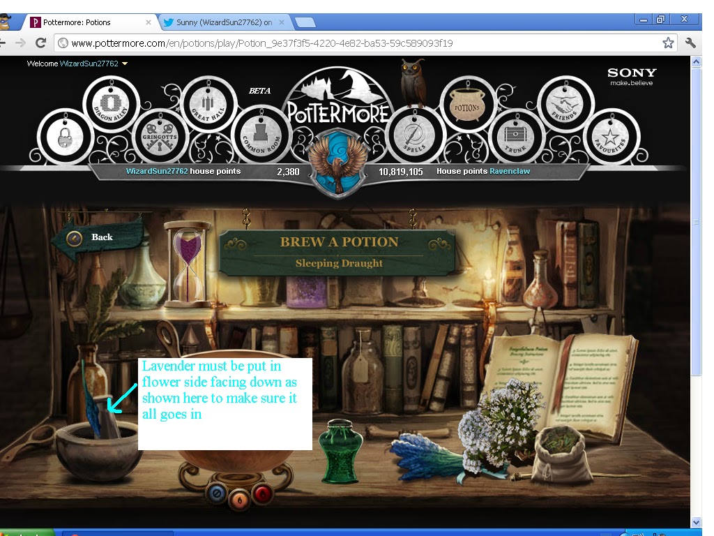 Potions for beginners