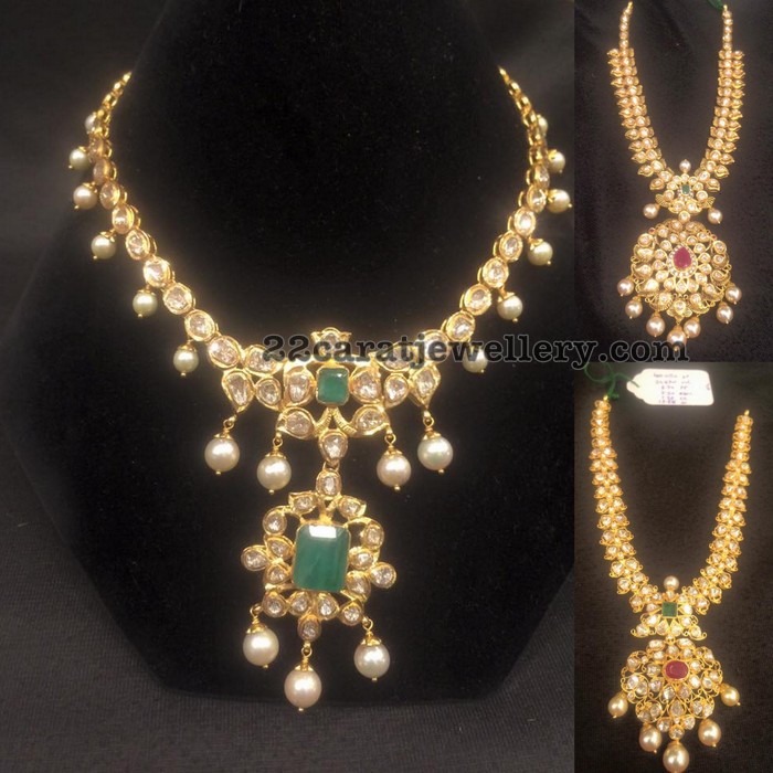 Pachi Necklaces with Pearls - Jewellery Designs