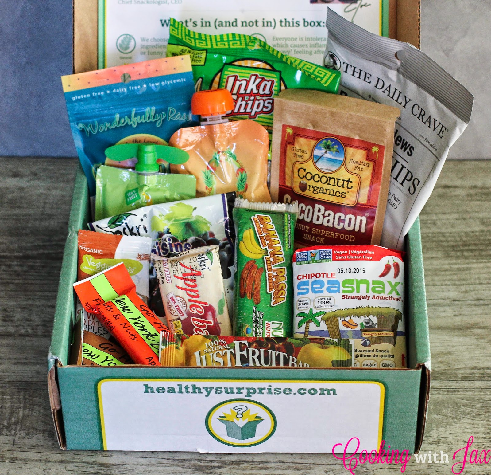 Cooking with Jax: 12 Days of Giveaways: Day 6 - Healthy Surprise