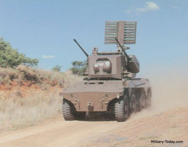 Desarrollo y Defensa: Vehículo SPAAG‏ para defensa aérea (Sudáfrica)