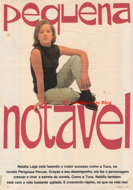 Natália Lage Blog: Natália Lage "Pequena Notável"