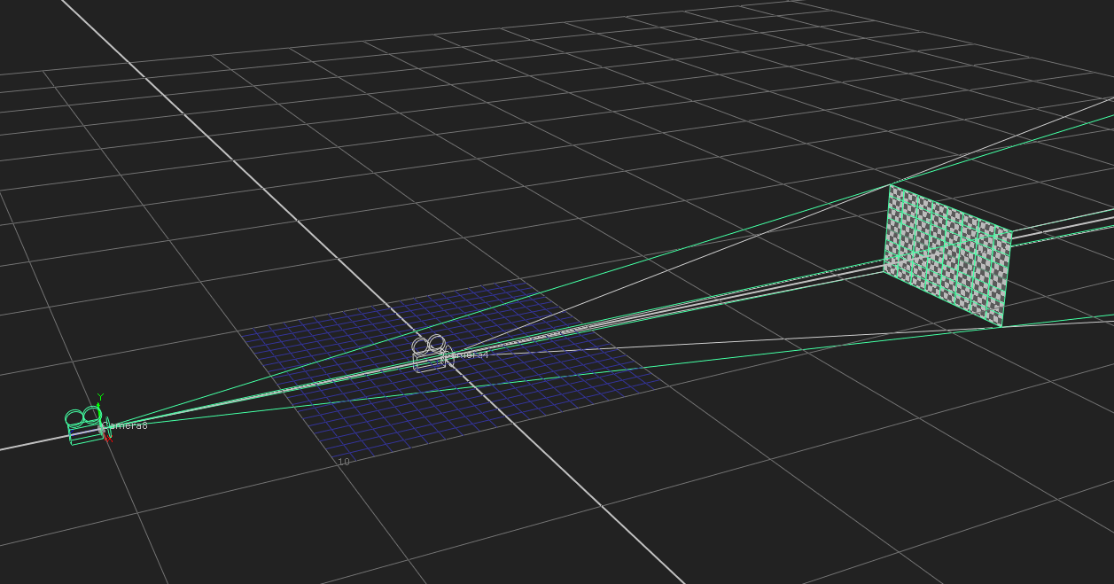 Nuke Camera Mapping その3 焦点距離と画角とめまい