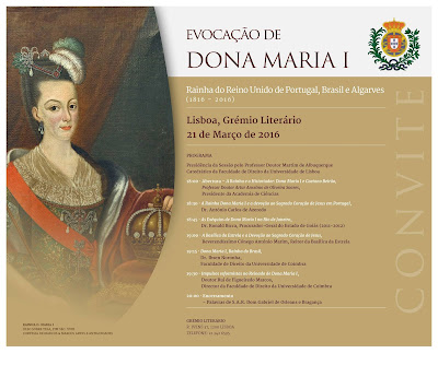 Evocação de Dona Maria I: Grêmio Literário de Lisboa - Blog Monarquia Já