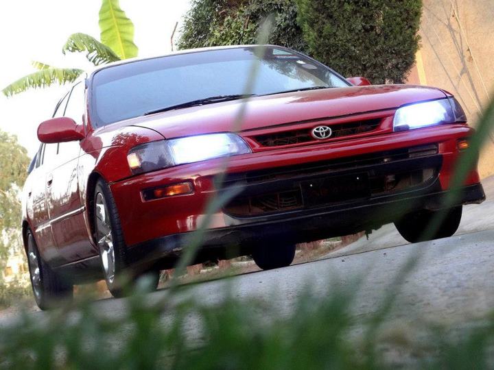 Modified Cars and Trucks: Maroon Indus Corolla Modified