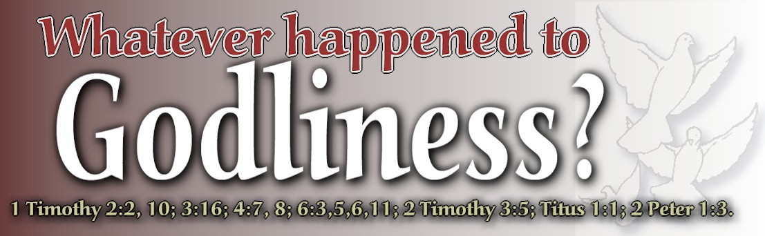 The Reformed Dawg: Godliness