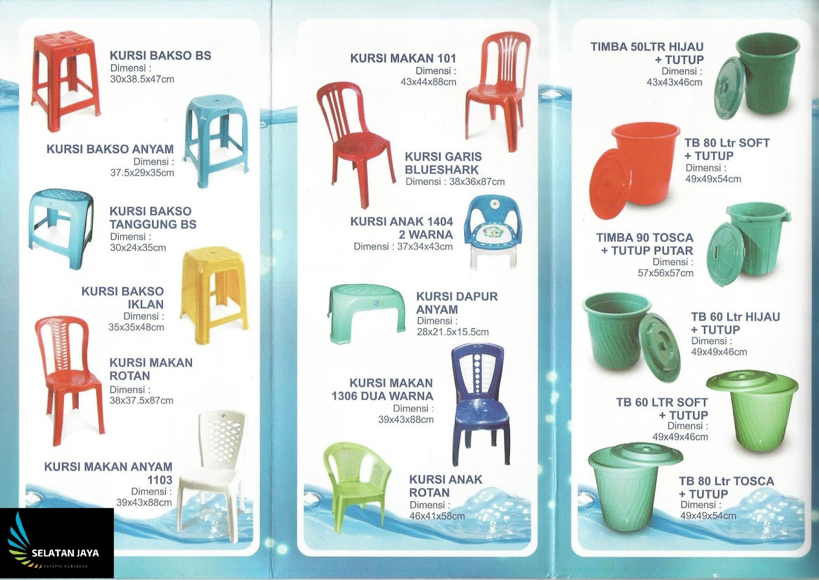 Selatan Jaya distributor barang plastik furnitur Surabaya Indonesia ...