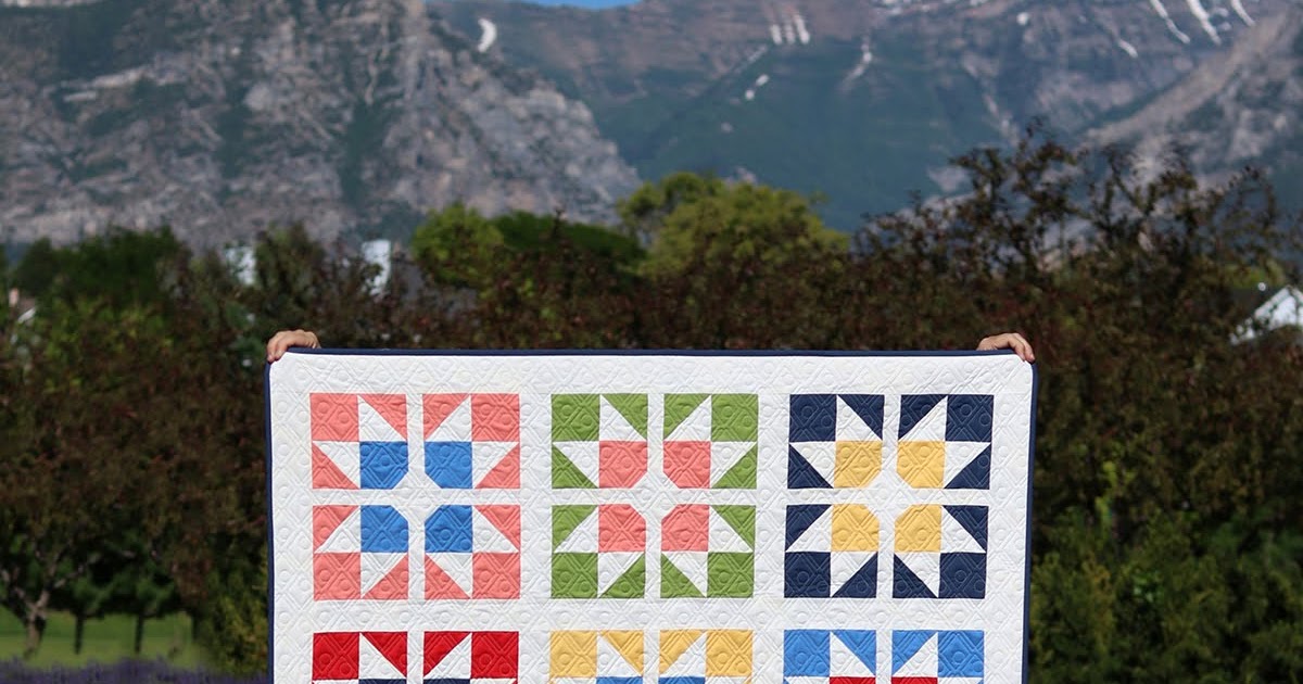 A Bright Corner: Split Stars Quilt Pattern