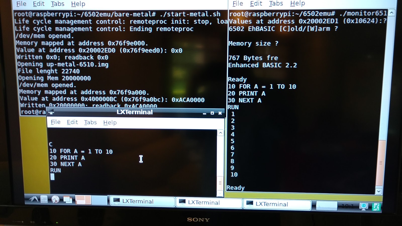 Telmomoya Amp With Raspberry Pi 6502 Emulation