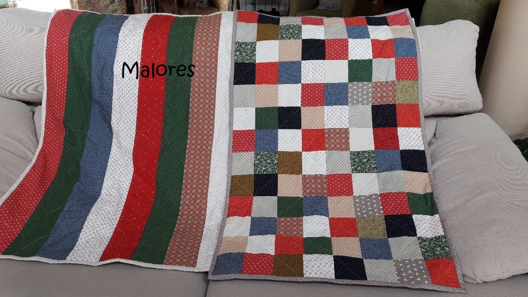 Malores: DOS MANTAS DE PATCHWORK