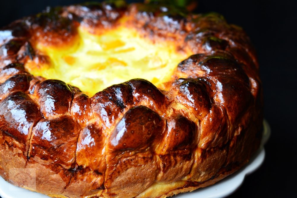 Pasca cu branza de vaci si piersici - CAIETUL CU RETETE