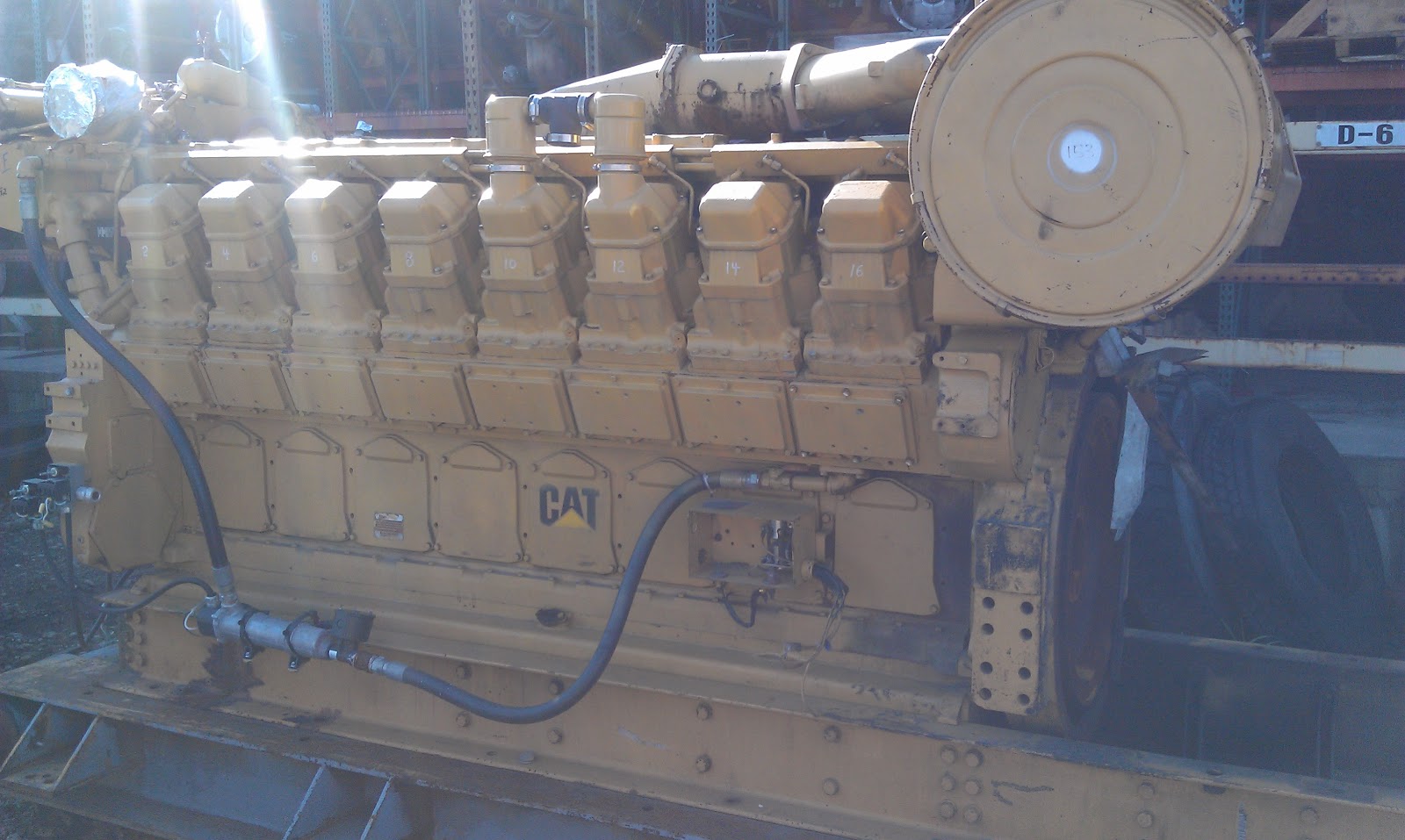 Global Used Construction Equipment: Caterpillar 3516 Industrial Engine ...