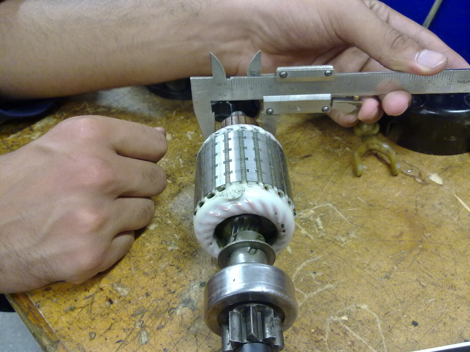 Leo: Starter motor bench testing and repair