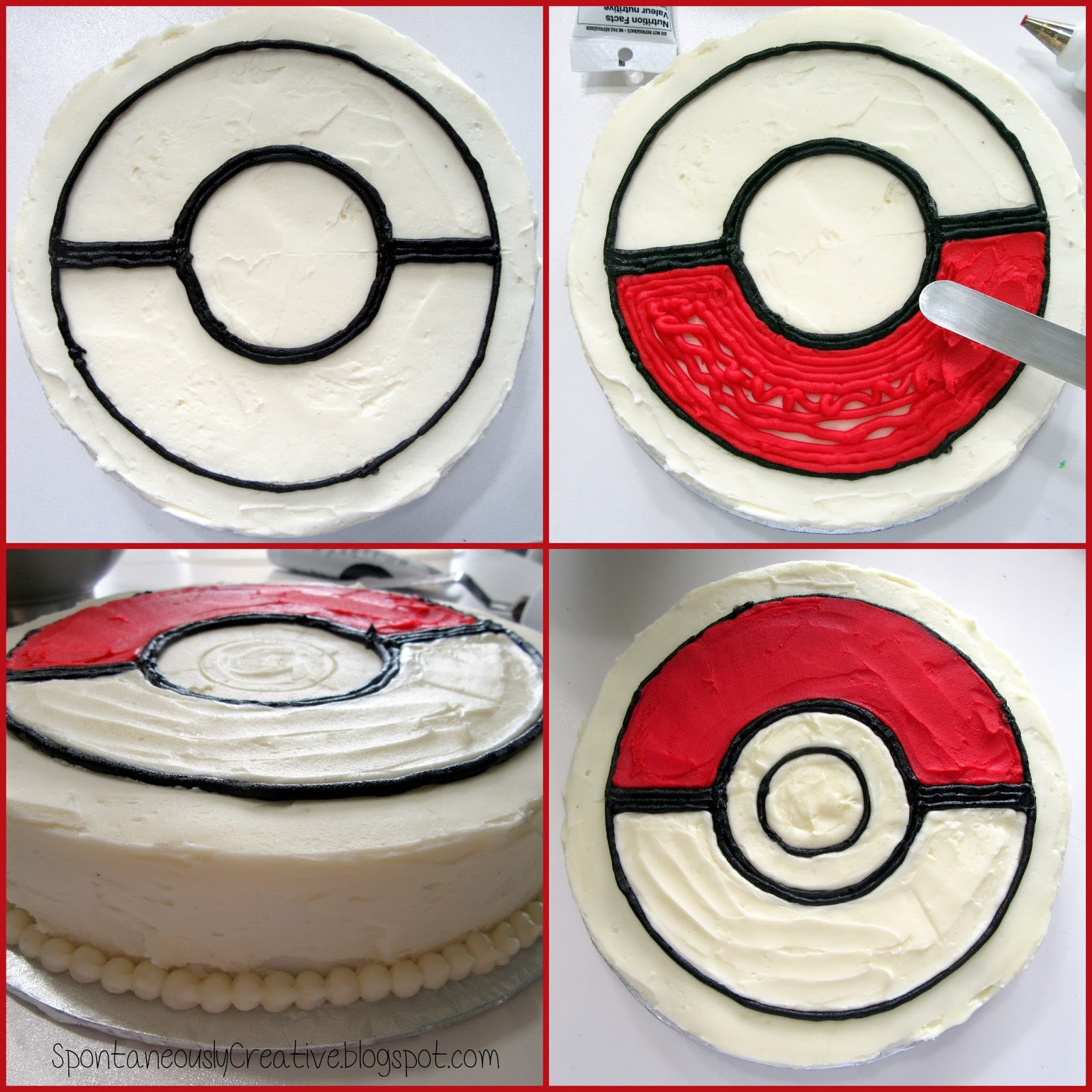 Spontaneously Creative: How to decorate a Pokemon cake