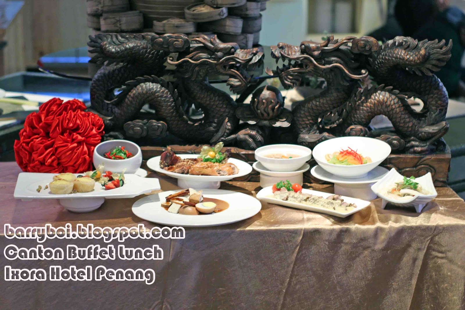 Canton Buffet Lunch at Ixora Hotel Penang
