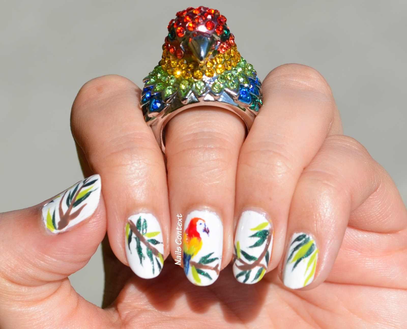 Nails Context: Pretty Parrot
