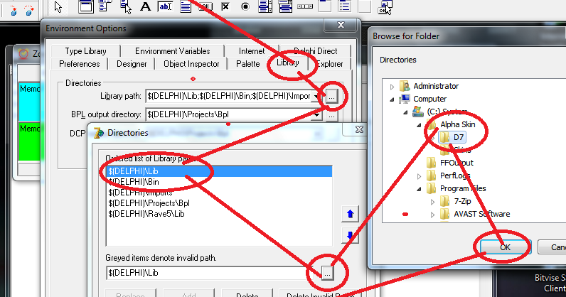 How to install alpha skin for delphi 7 - mayapassa