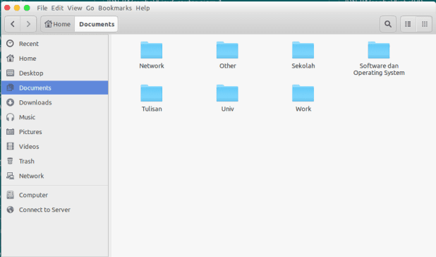 File Manager Linux - TKJ Cyber Art