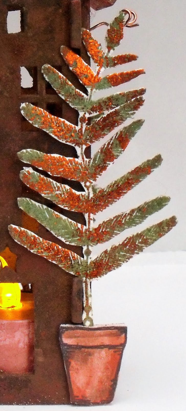 PaperArtsy: 2017 #16 Rust: Oh Christmas Tree with EKC {by Helen Chilton}
