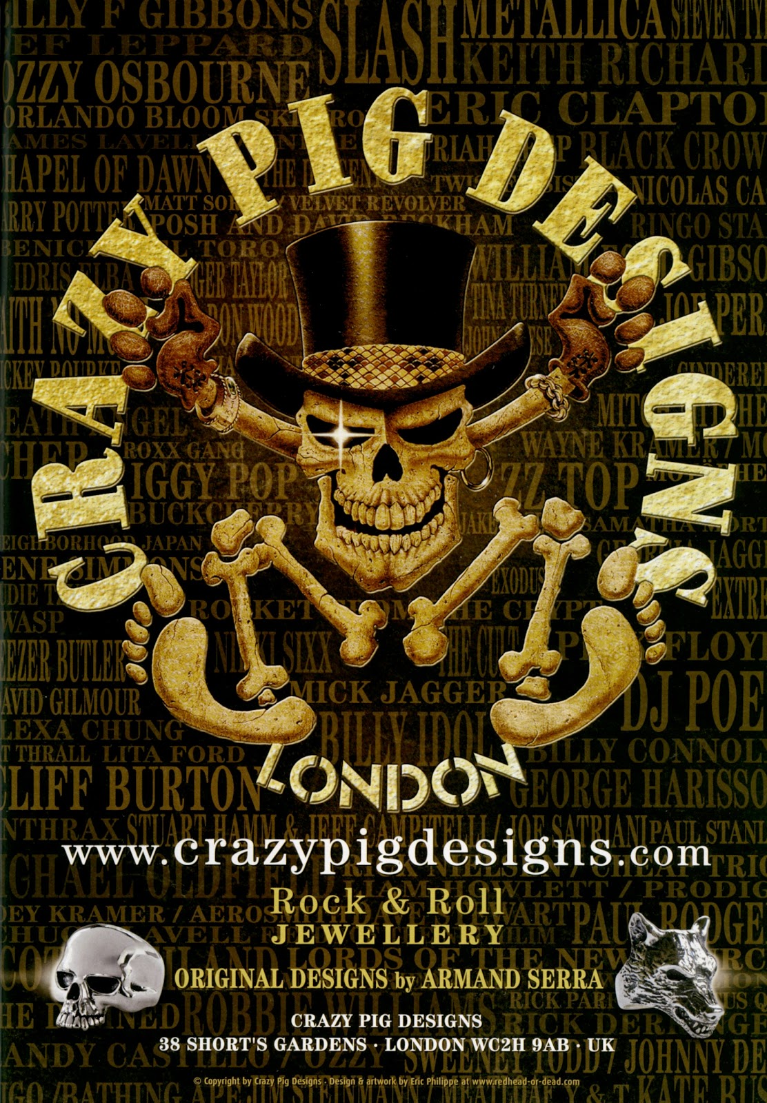 Crazy Pig Designs: SKULL RING DESIGNER CRAZY PIG DESIGNS
