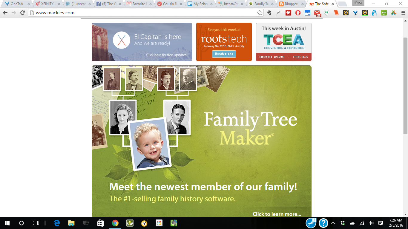 Family Tree Maker User: Initial Observations of the new home for Family ...