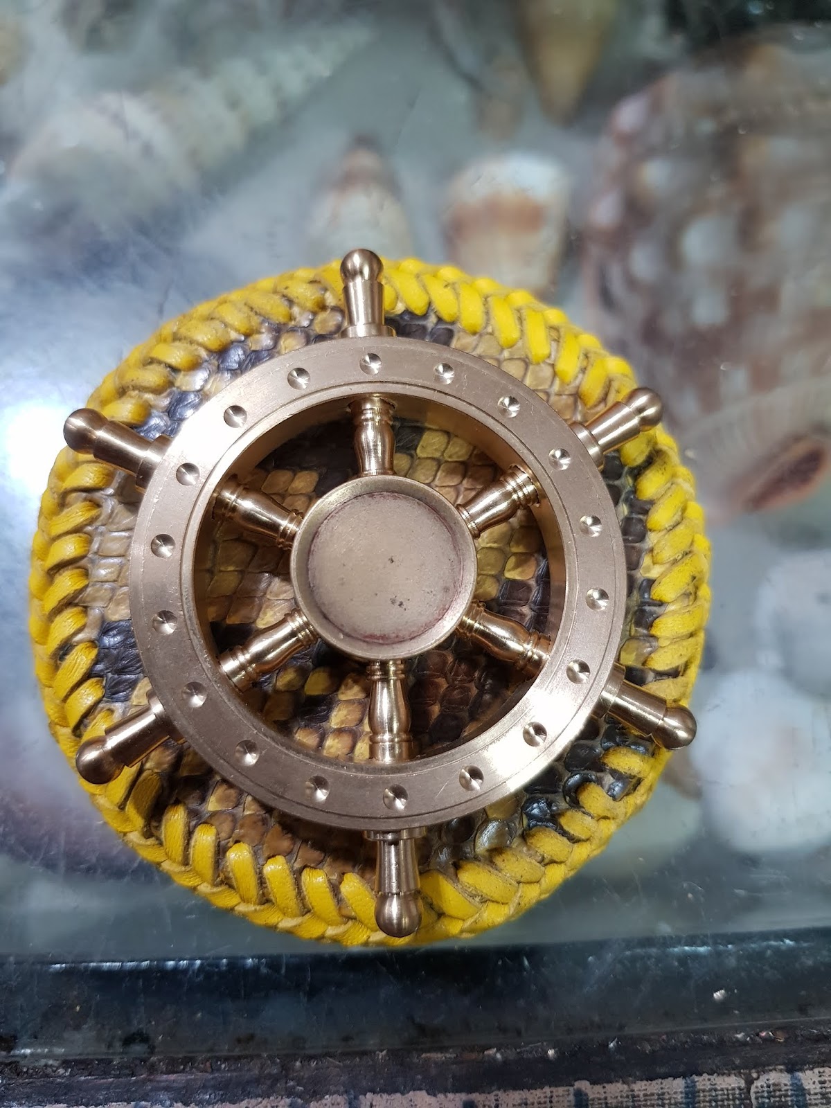 A Sailor's Leather: Steering wheel buckles!