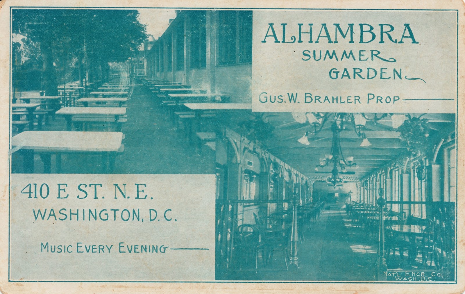 Beer at the Alhambra Summer Garden