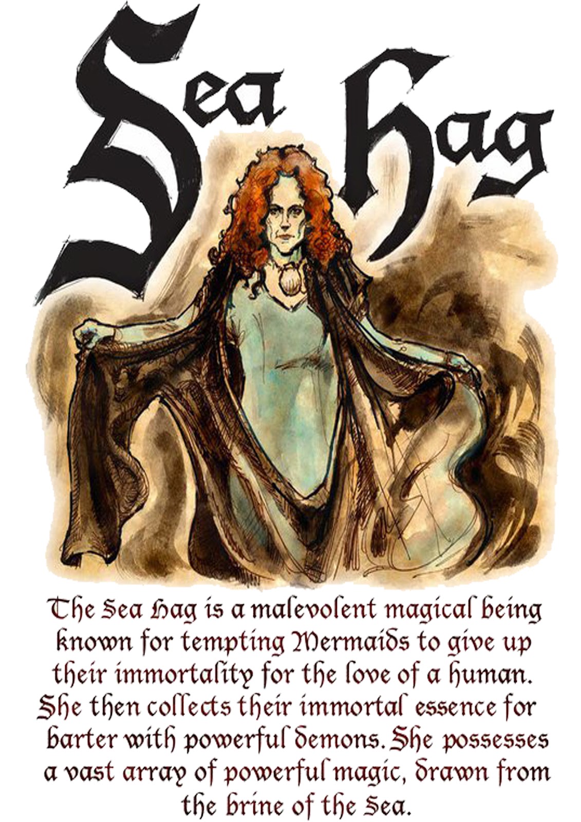 Book Of Shadows Pages: The Sea Hag
