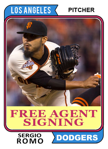 Dodgers Blue Heaven: Welcome to the Blue, Sergio Romo!