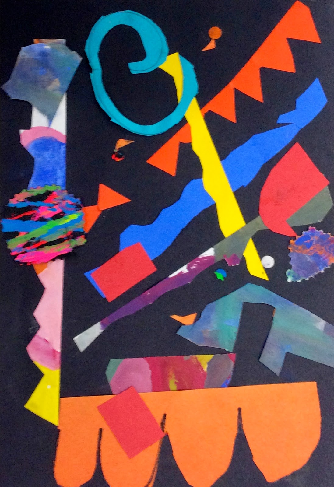Ms. Curry's Art Room : 1st Grade Henri Matisse Cut-Outs