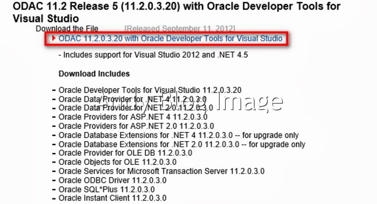 Andy 的隨手寫技術筆記本: 安裝 ODAC (Oracle Data Access Components) 需注意 Visual Studio 版本