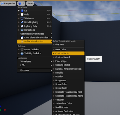 Partial Post-Process Effect Application in UE4
