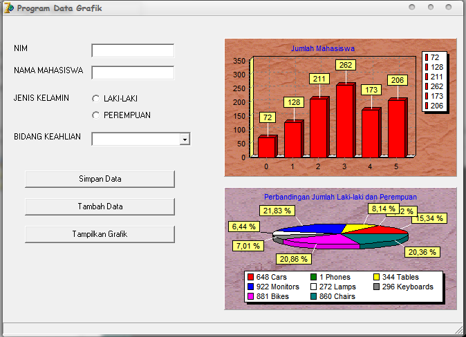 Tutorial Delphi 7 Menampilkan Data Pada Diagram Grafik Beranda