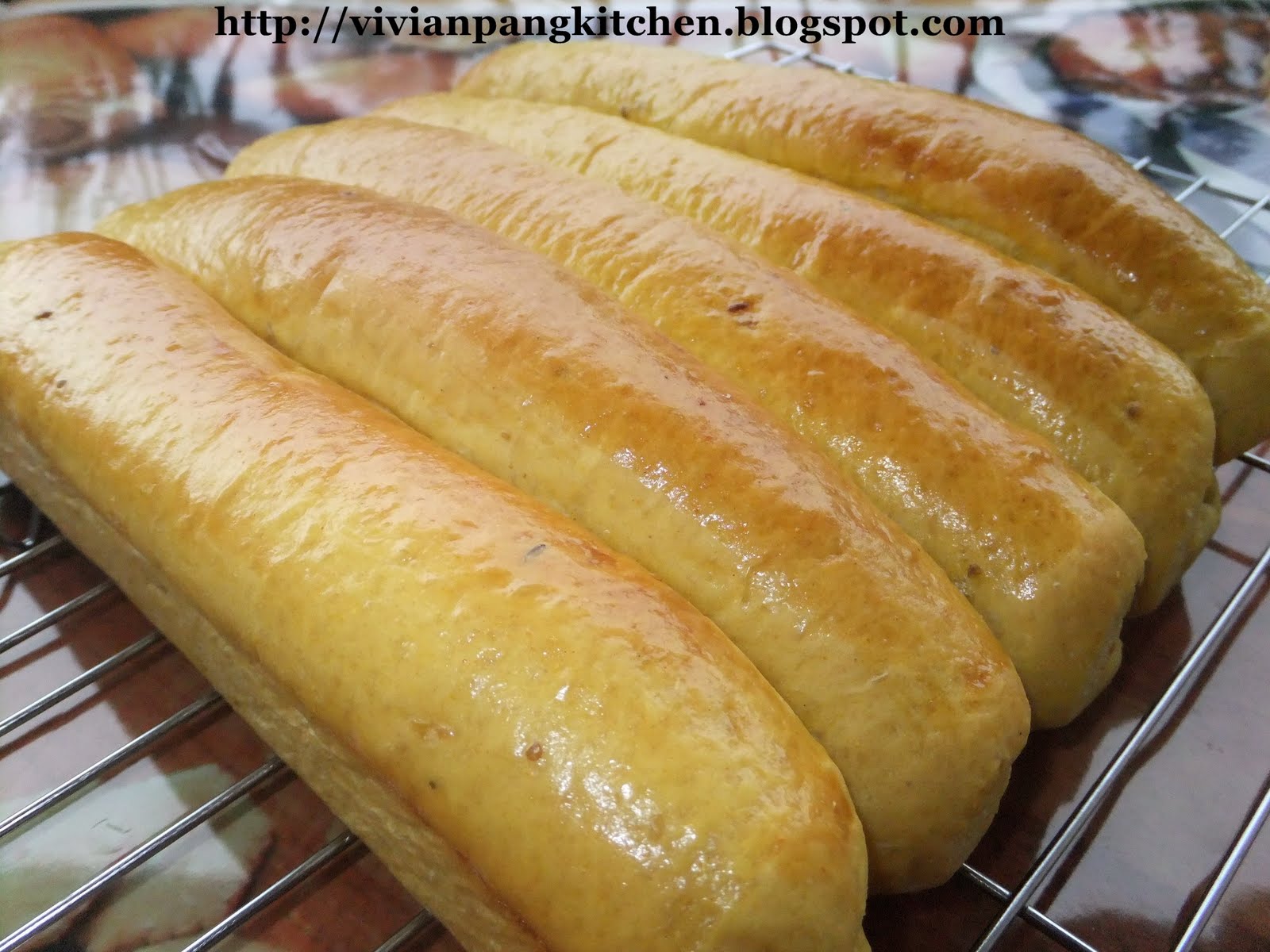 Vivian Pang Kitchen: Curry Pumpkin Buns/ Straight Dough Method - Bread # 5