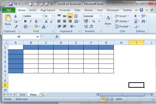 CARA MEMBUAT SCROLL TABEL DI EXCEL DENGAN MUDAH - Official Code