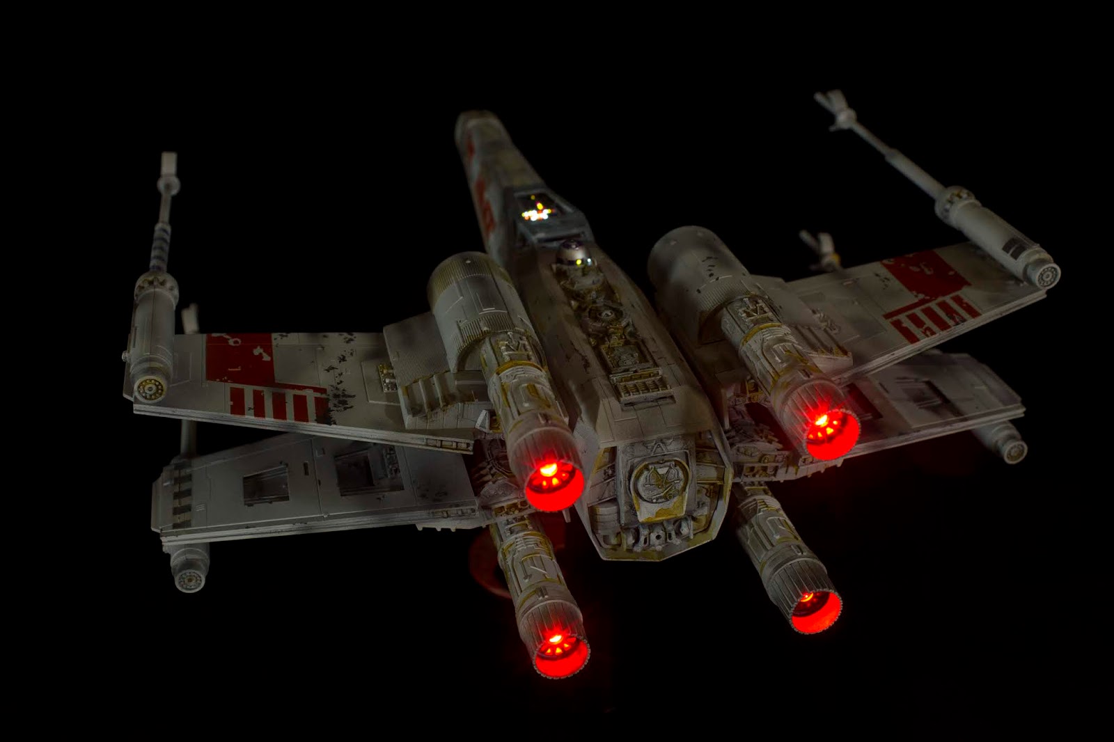 Bandai 1/48 scale X-Wing Model Build: Part X Final reveal of finished X ...
