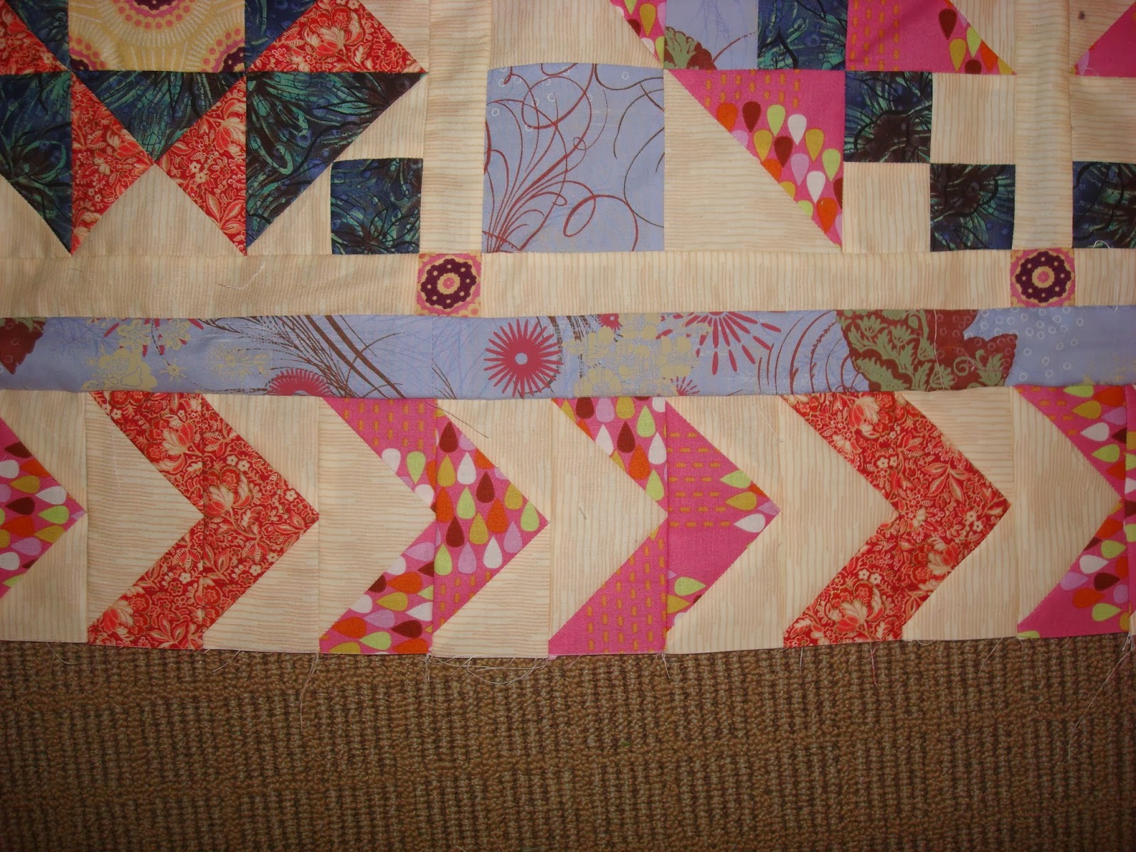Little Bunny Quilts: Sassy Chevron Borders Tutorial