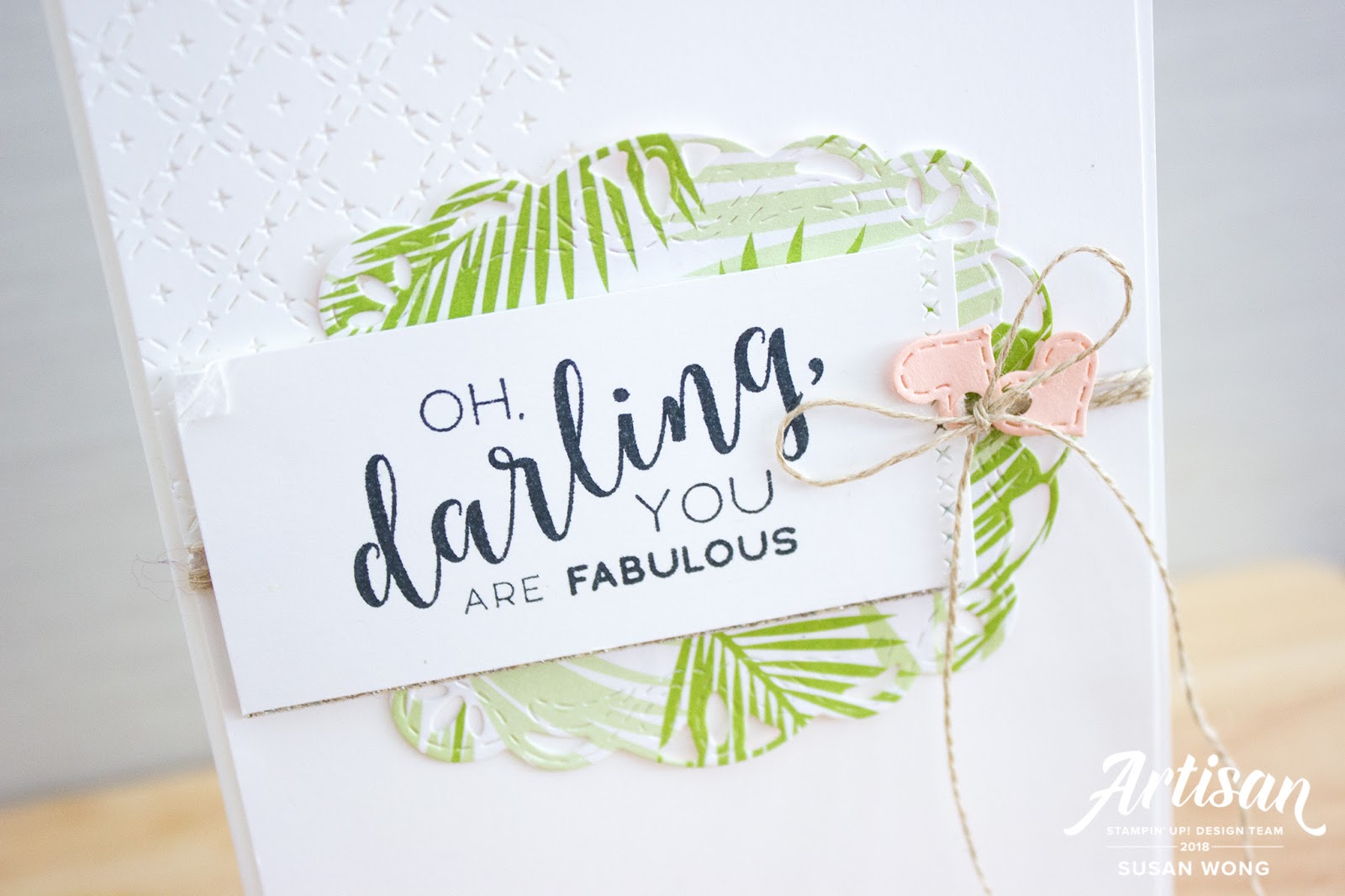 Stitched All Around - Stampin' Up! Artisan Blog Hop