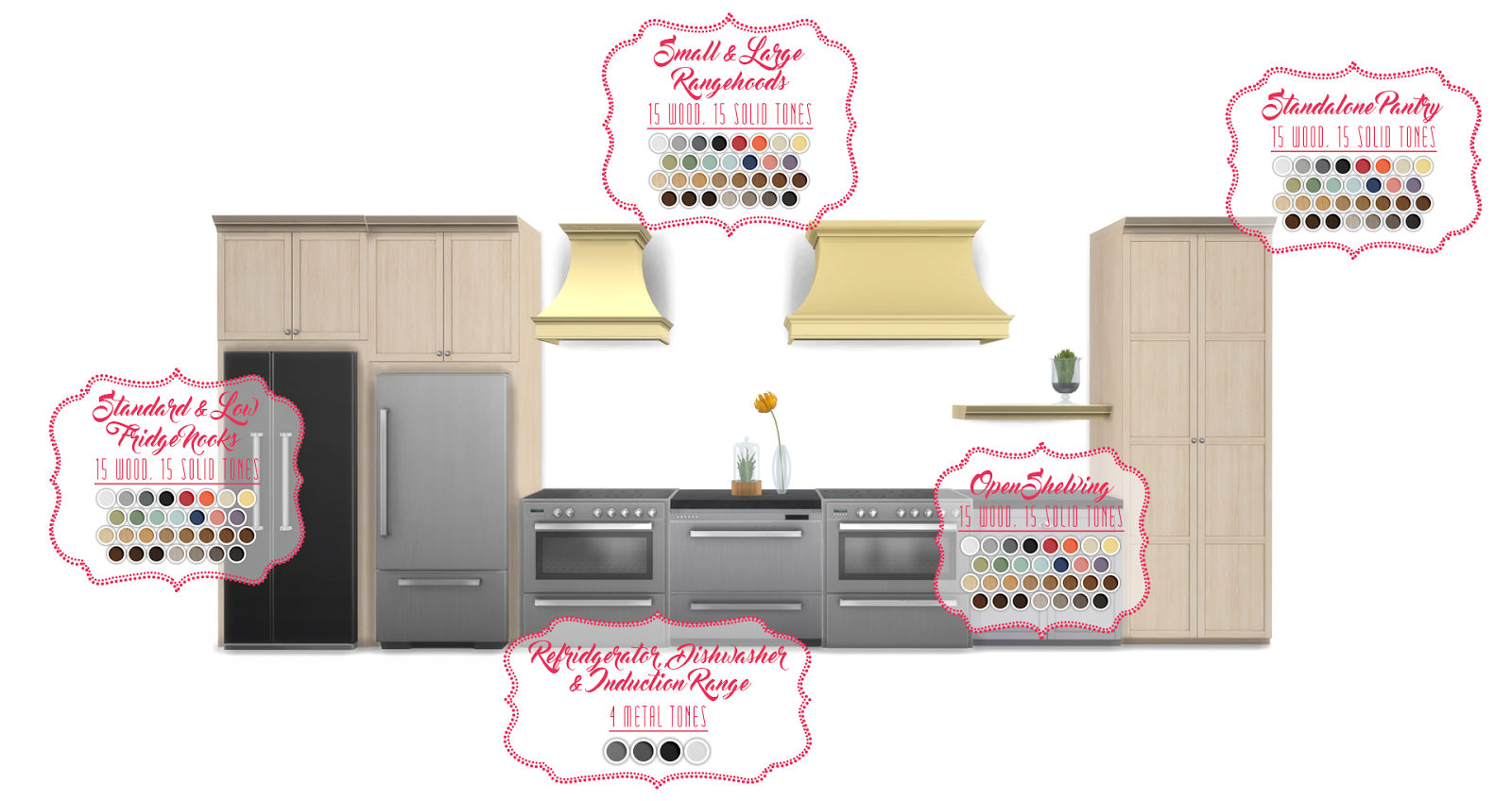 Simsational Designs: Shaker Kitchen
