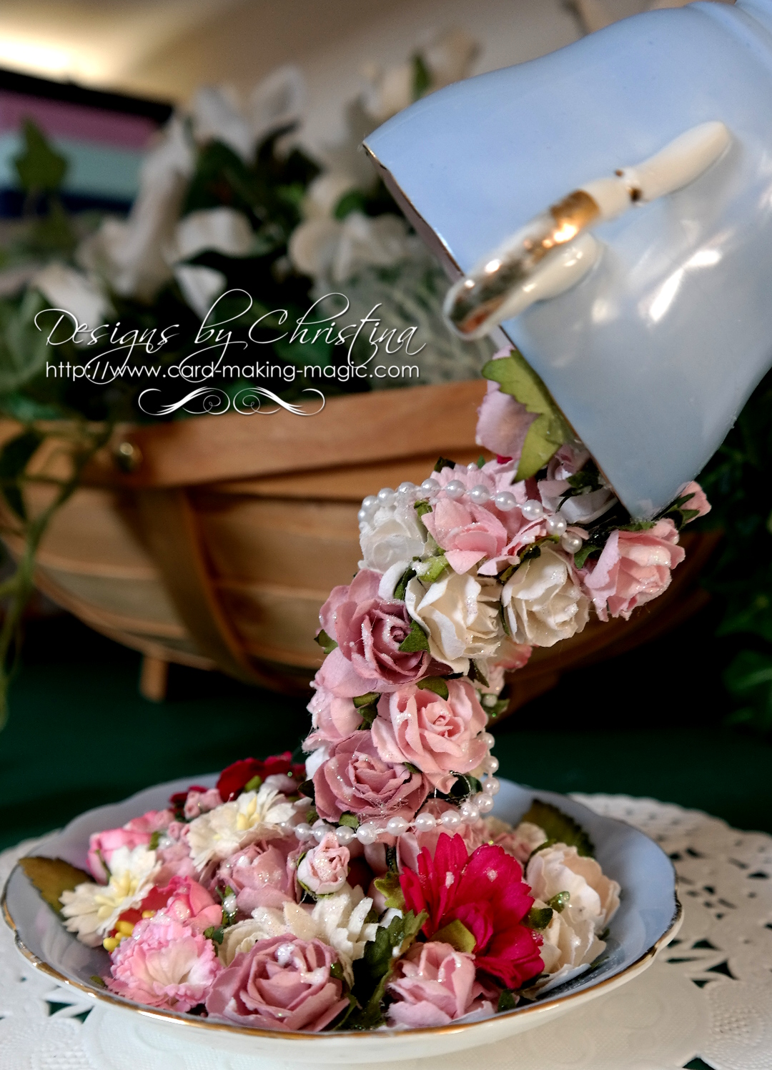 Flowers, Ribbons and Pearls: Floating Cup ...