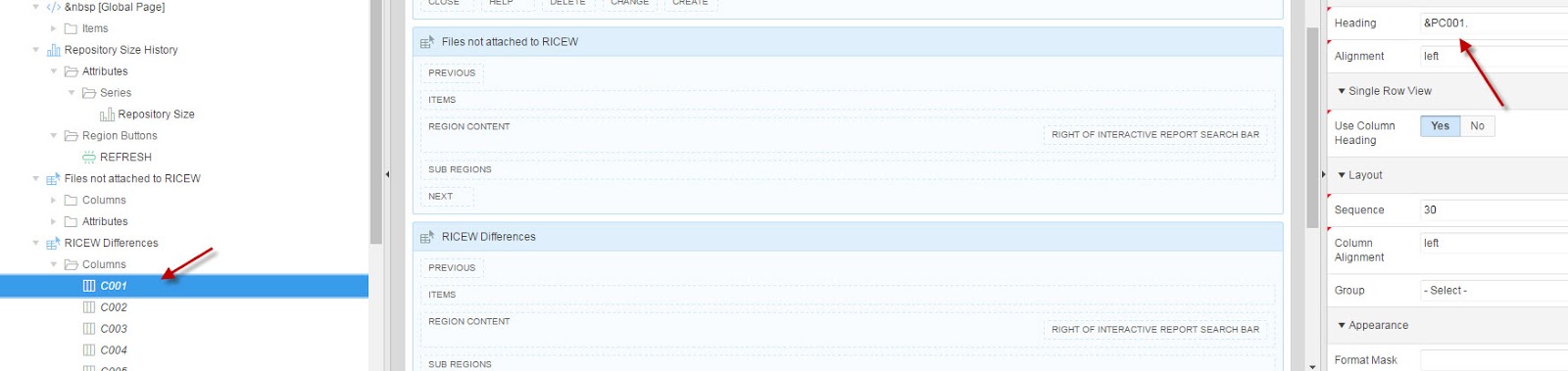 Dynamic Interactive Report Variable Number Of Columns