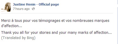 JUSTINE HENIN - The Most ARTISTIC Tennis Legend: Lalie is cute ...