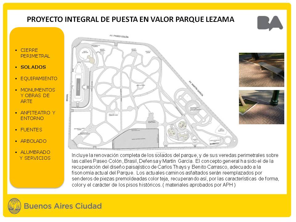 MIRADOR DEL LEZAMA: PROYECTO PARQUE LEZAMA AL DIA
