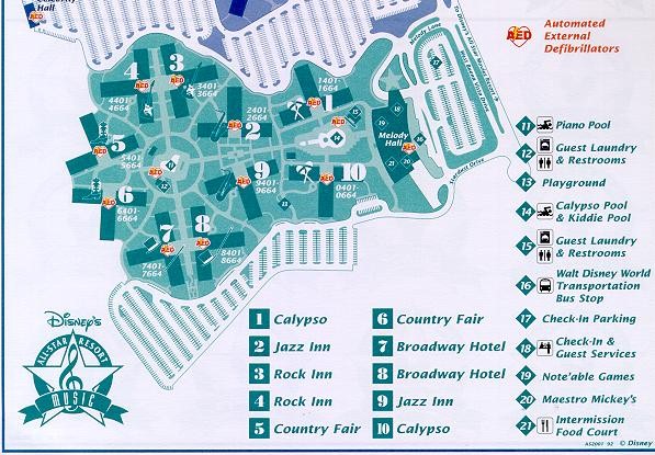 All Star Movies Resort Map - kindlpiano