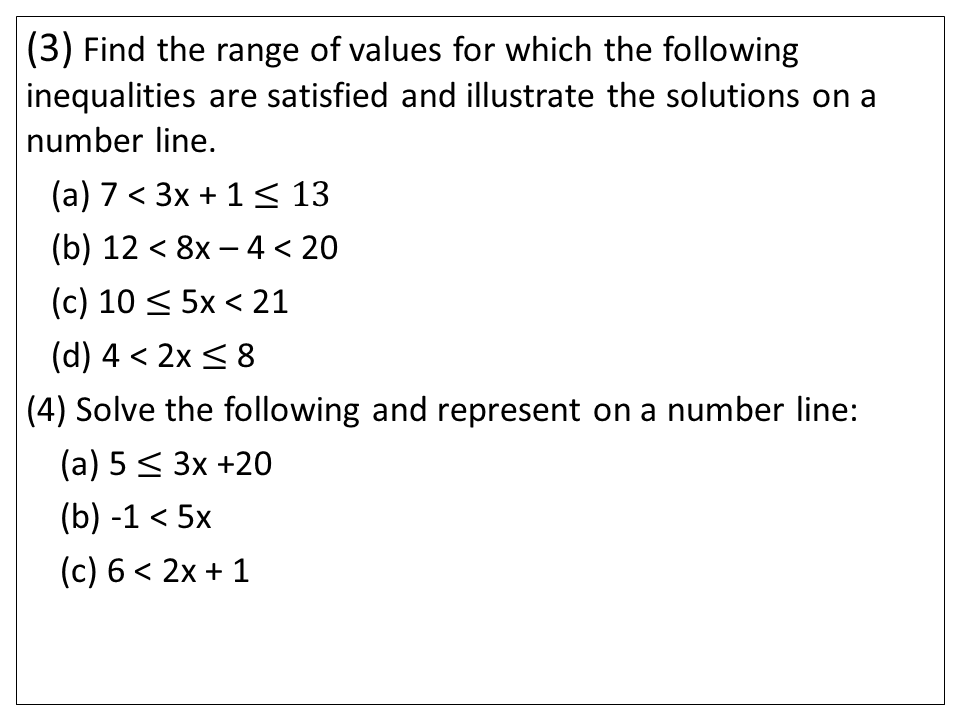 Math 9: CHAPTER-2: EQUATIONS AND INEQUALITIES